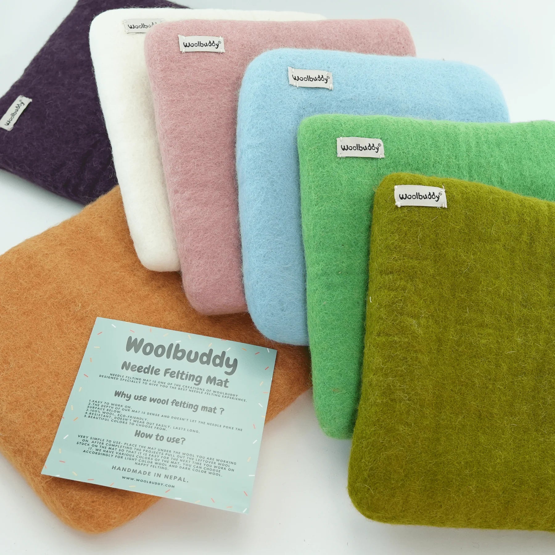 WoolBuddy Large Needle Felting Mat – The Hook & Needle Nook, LLC